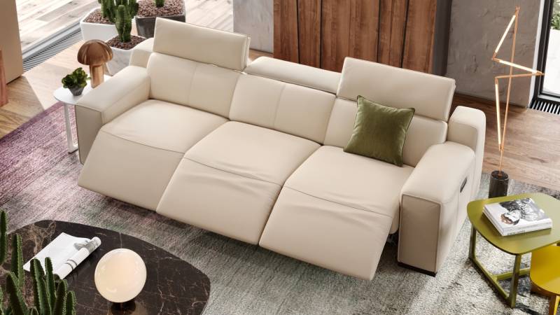 Ledercouch kaufen: Leder-Sofa mit Relaxfunktion | Sofanella