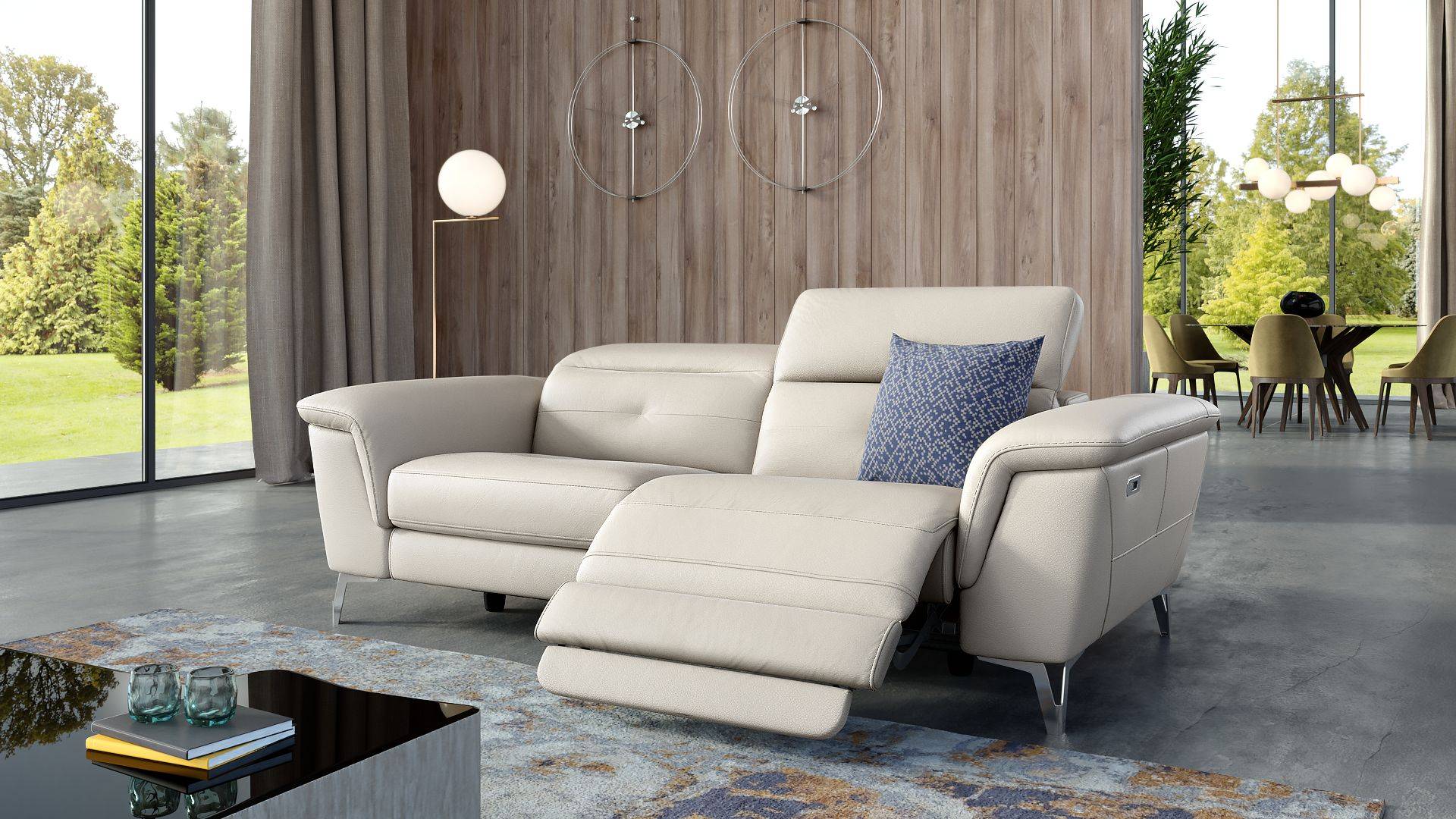 Ledersofa Mit Relaxfunktion Elektrisch
