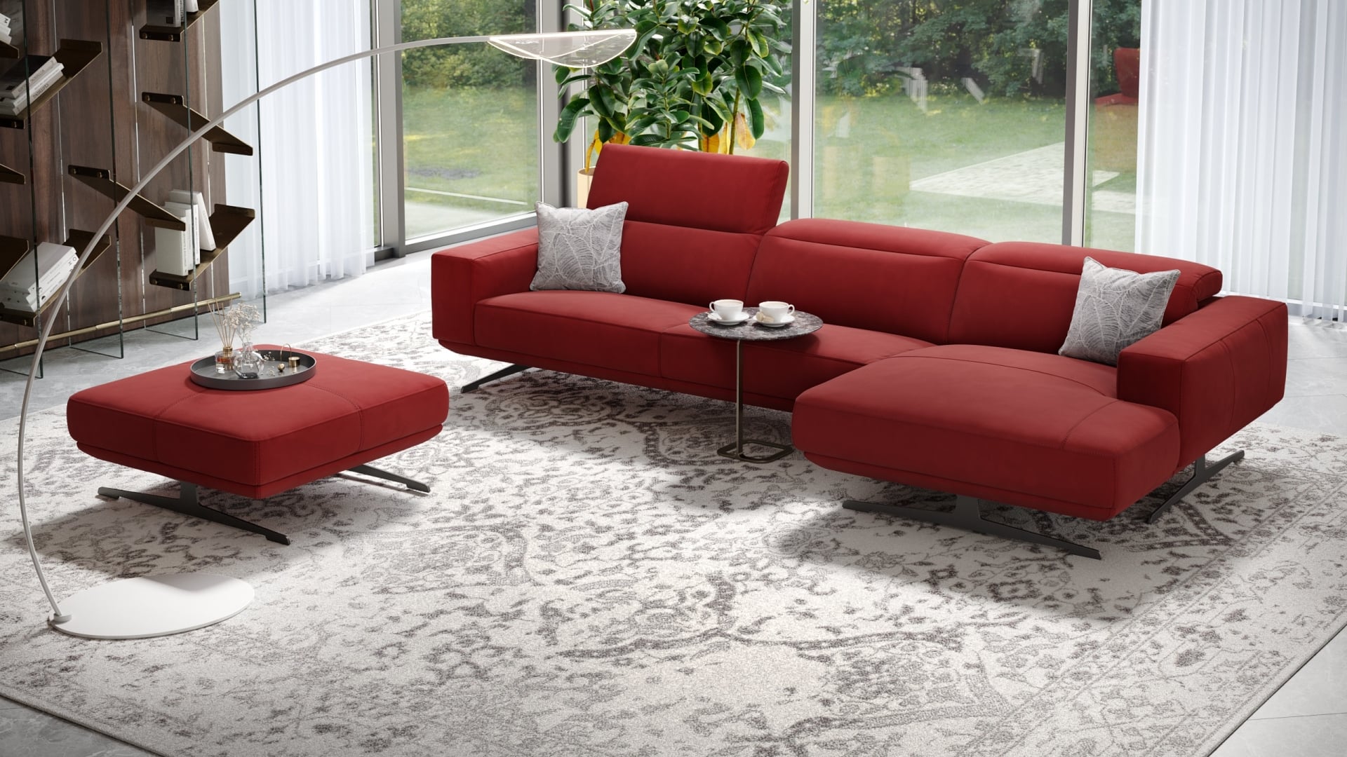 Hocker mit Stoffbezug | Designhocker | Sofanella