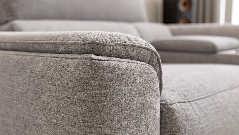 Heimkinosessel 3er elektrisch Stoff mit Getränkehaltern | Calvera ...