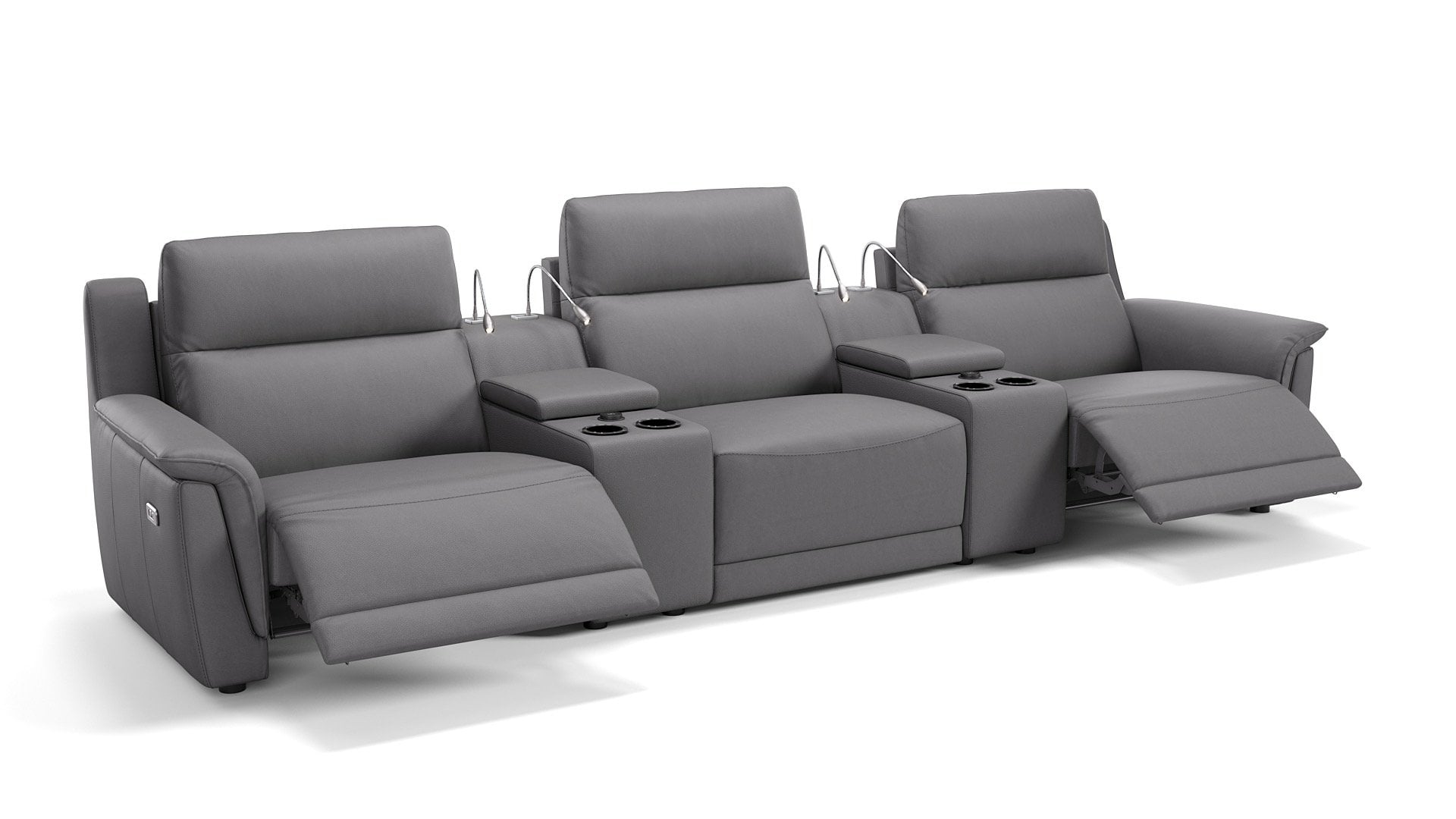 2er Designer Stoff Kinocouch Malito | Sofanella