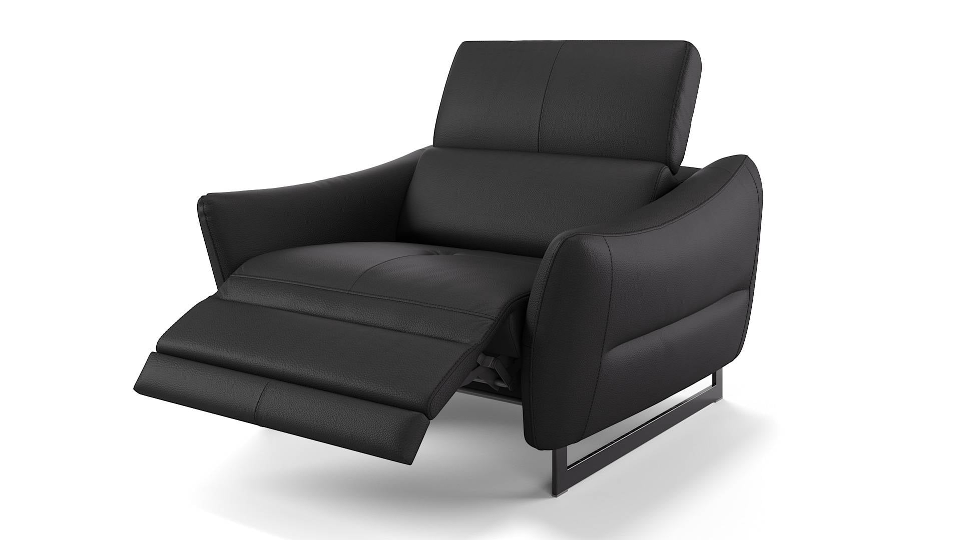 MODENA Ledersessel: Design Relaxsessel | Sofanella